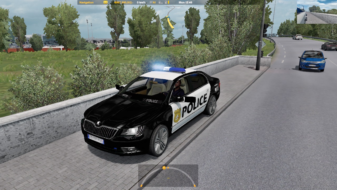 SkodaSuperb-v3-4-us_police for 1.36 - ETS2 mods download