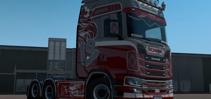 Scania “Geelhoed” Kit [ Skin + Lightbox ] - ETS2 mods | Euro truck ...