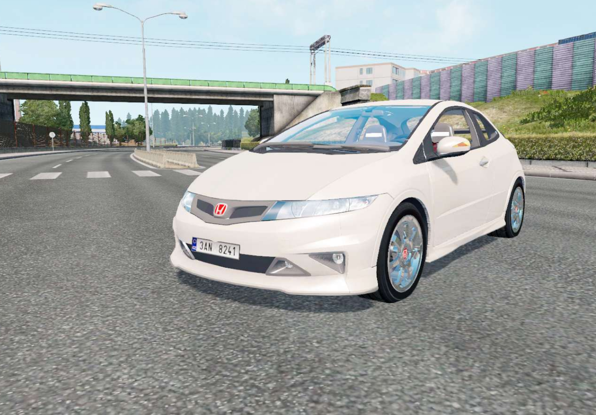 HONDA CIVIC TYPE-R (FN2) v2.0 (1.36) - ETS2 mods download