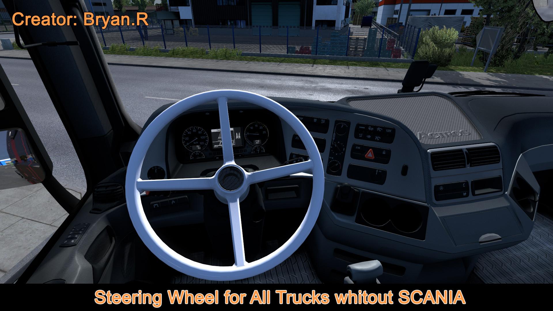 4-Spokes Steering Wheels for all Trucks except Scania [1.36.x] - ETS2 ...