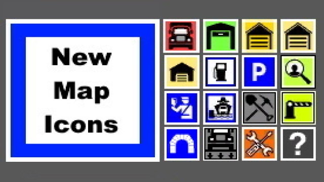 New Map Icons + Promods version v1.0 - ETS2 mods download
