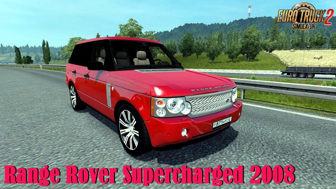 Range Rover Supercharged 2008 + Interior v5.0 (1.38.x) - ETS2 mods download