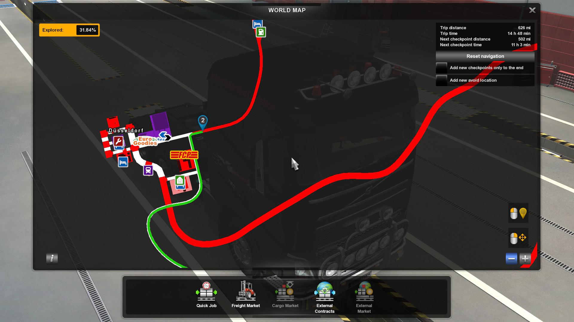 Changed GPS Colours v1.0 [1.38.x] - ETS2 mods download
