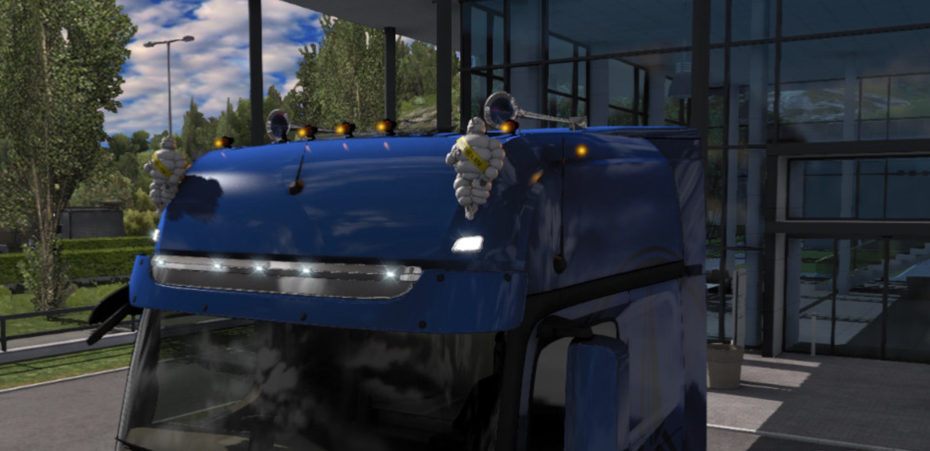 Mercedes MP4 Roof Slot v1.5 - ETS2 mods download