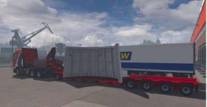 SCS LOW LOADER TRAILER ADDONS 1.39 - ETS2 mods download