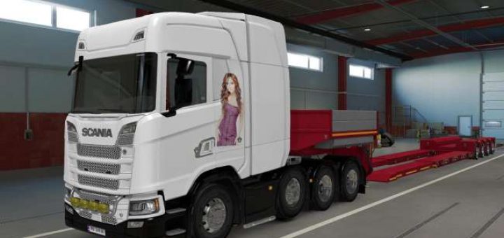 Scania Streamline (RJL) Blue Ocean Metallic Skin - ETS2 mods | Euro ...