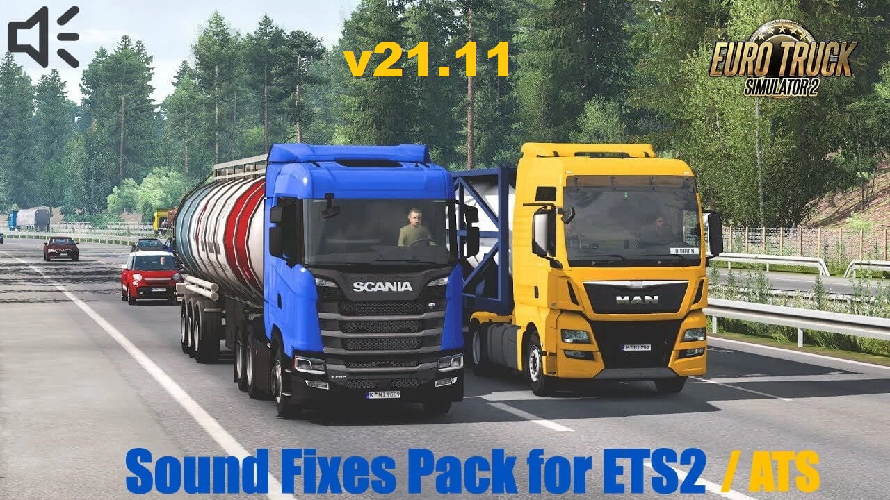 Sound Fixes Pack v21.11 [1.40.x] - ETS2 mods download