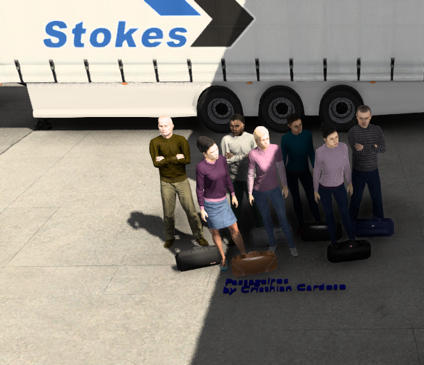 PASSENGER MOD BY: CRISTIAN ETS2 1.40 - ETS2 mods download