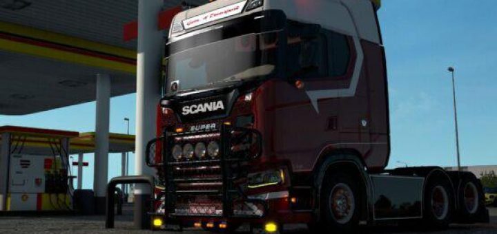 SCANIA R560 DONSLUND + TRAILER v6.0 1.59.x - ETS2 mods download