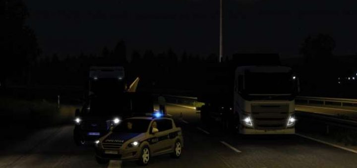 REFLECTIONS OF STREET SIGNS V0.2 1.35.X - ETS2 mods | Euro truck ...