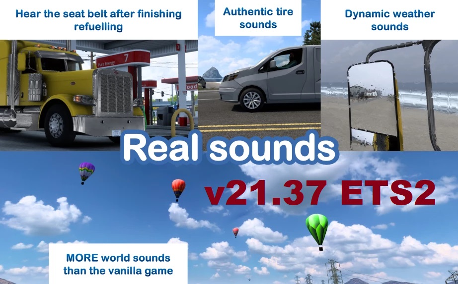 Sound Fixes Pack v21.37 (1.40.x) - ETS2 mods download