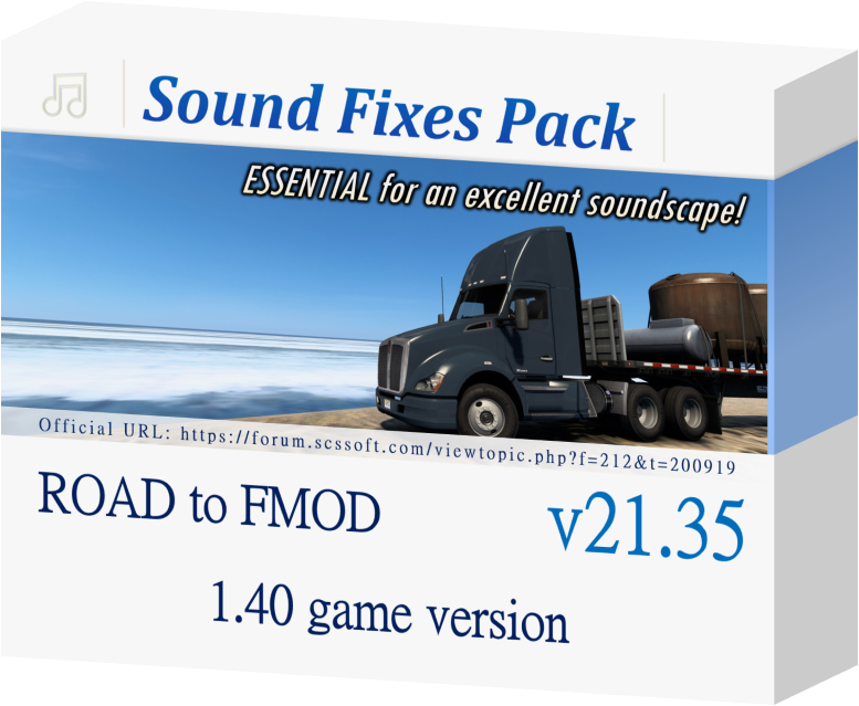 Sound Fixes Pack v21.35 [1.40.x] - ETS2 mods download