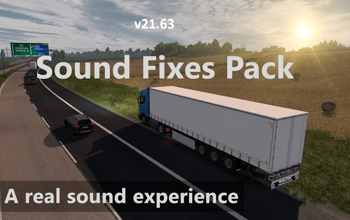 Sound Fixes Pack v21.63 (1.41.x) - ETS2 mods download