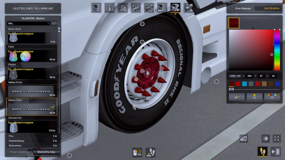 Tire spikes - ETS2 mods download