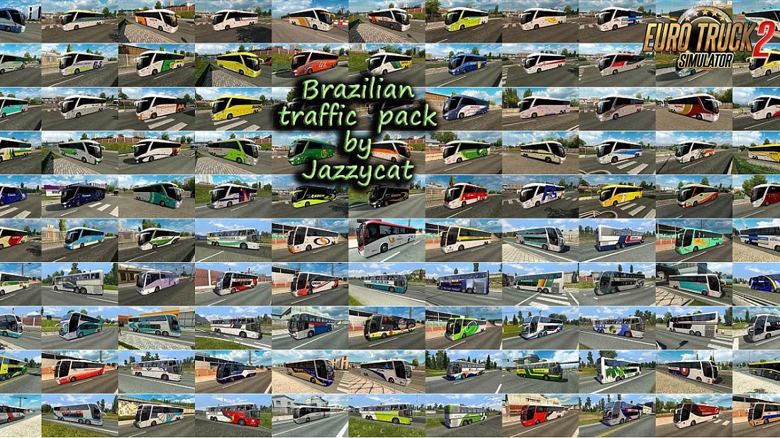 Brazilian Traffic Pack v3.4.1 [1.41.x] - ETS2 mods download