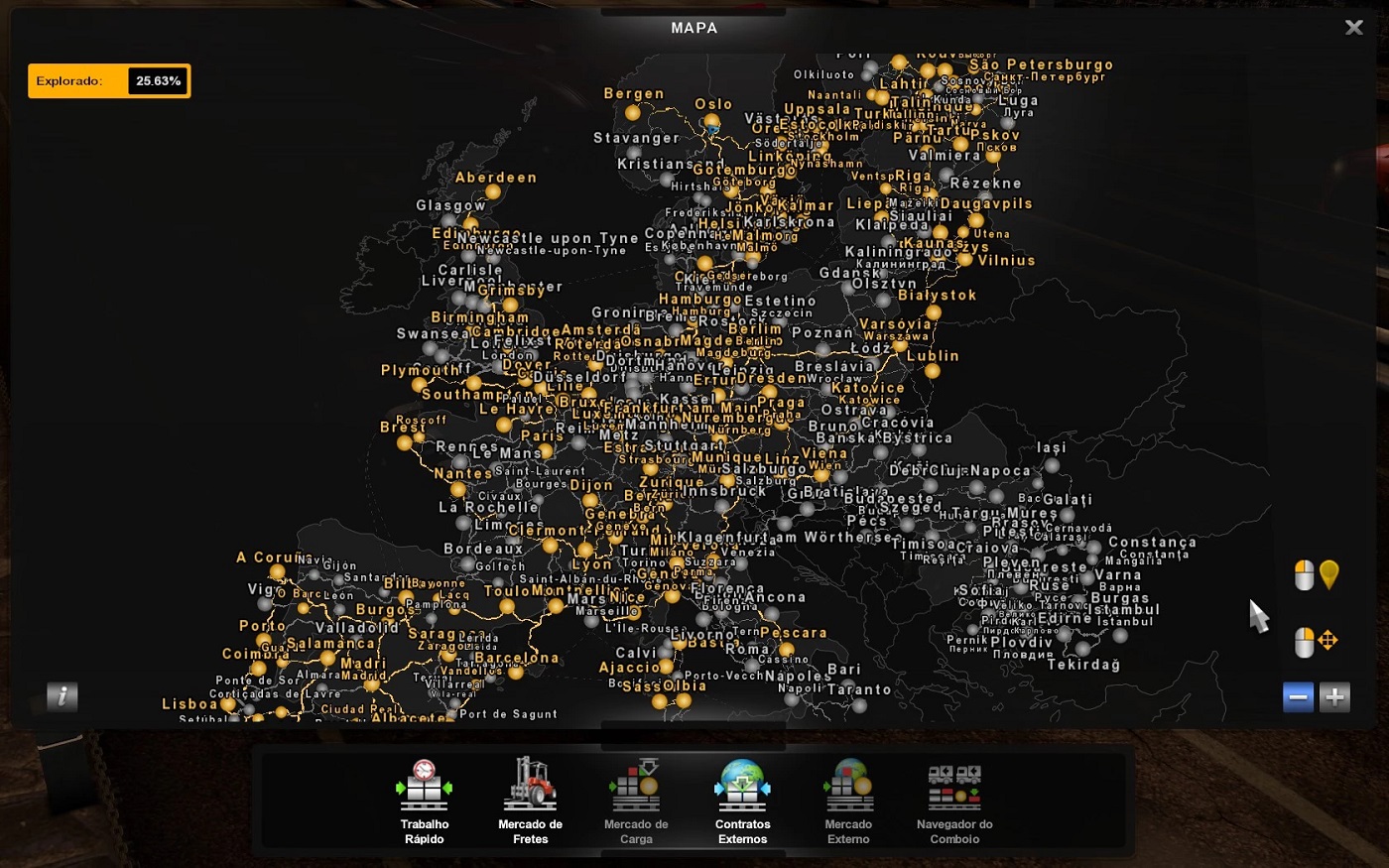 Map Ultra Zoom v6.0 by rodonitcho mods [1.42.x] - ETS2 mods download