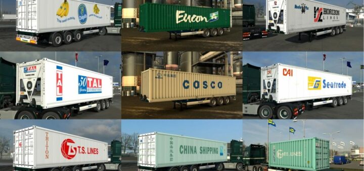 D-TEC Combi trailer Ownable v1.47 - ETS2 mods | Euro truck simulator 2 ...
