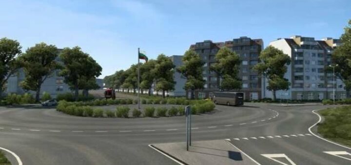 ProMods road & cities Poland Rebuilding merge v2.6.2 1.57 - ETS2 mods ...