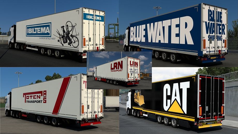 Talson Trailer Skin Pack 2.0 - ETS2 mods download