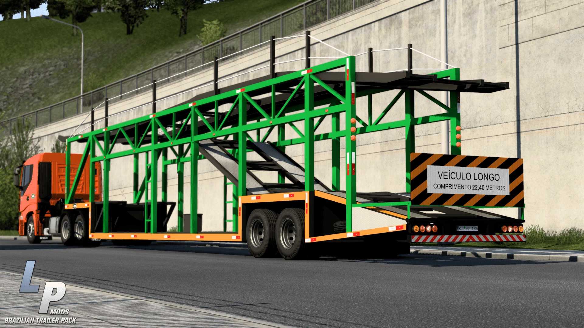 Brazilian Trailers Pack v1.9.6 - 1.46 - ETS2 mods download