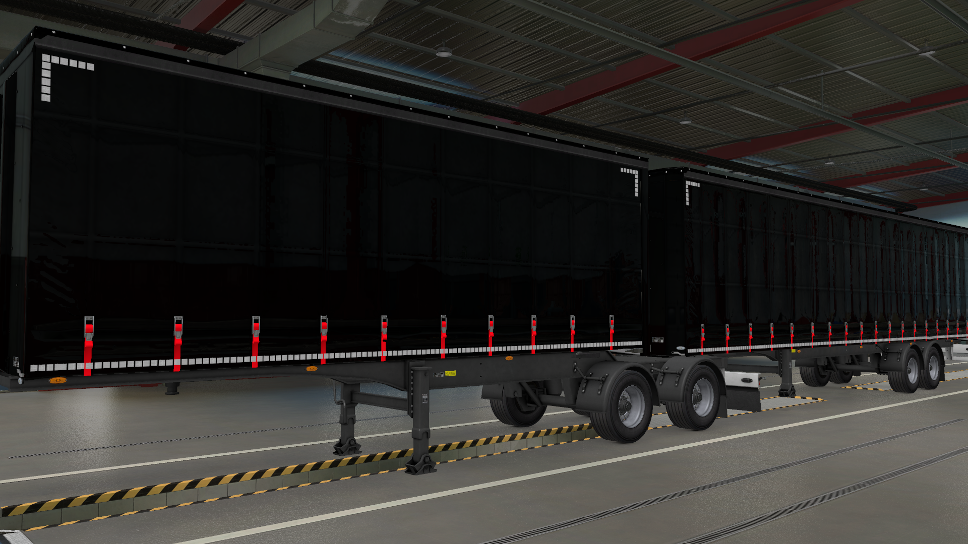 SCS CurtainSider Straps - ETS2 mods download