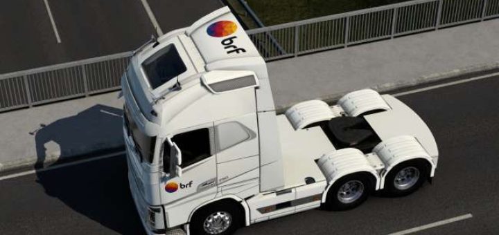 Volvo FH5 Guldager Bonneville Skin - ETS2 mods | Euro truck simulator 2 ...
