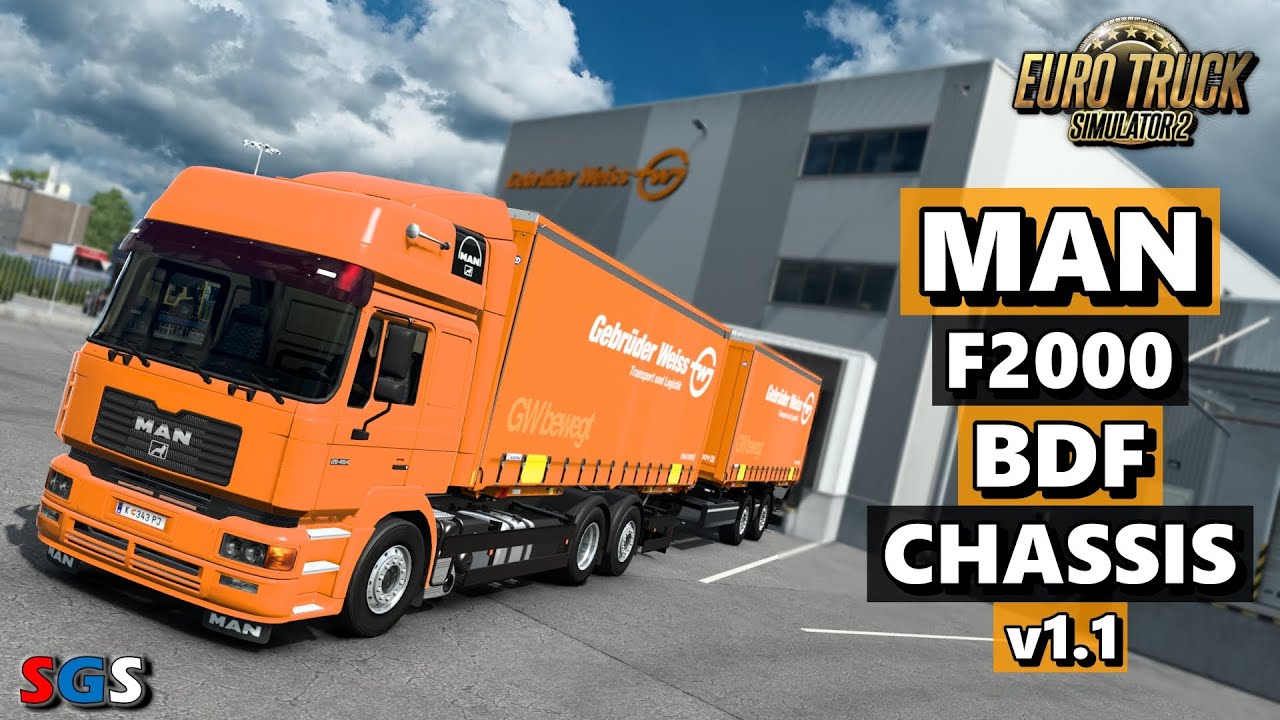 MAN F2000 BDF EXCLUSIVE CHASSIS V1.1 [1.47] - ETS2 mods download