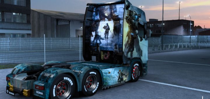 Allelys Heavy Haulage Scania S 8x4 Skin - ETS2 mods | Euro truck ...