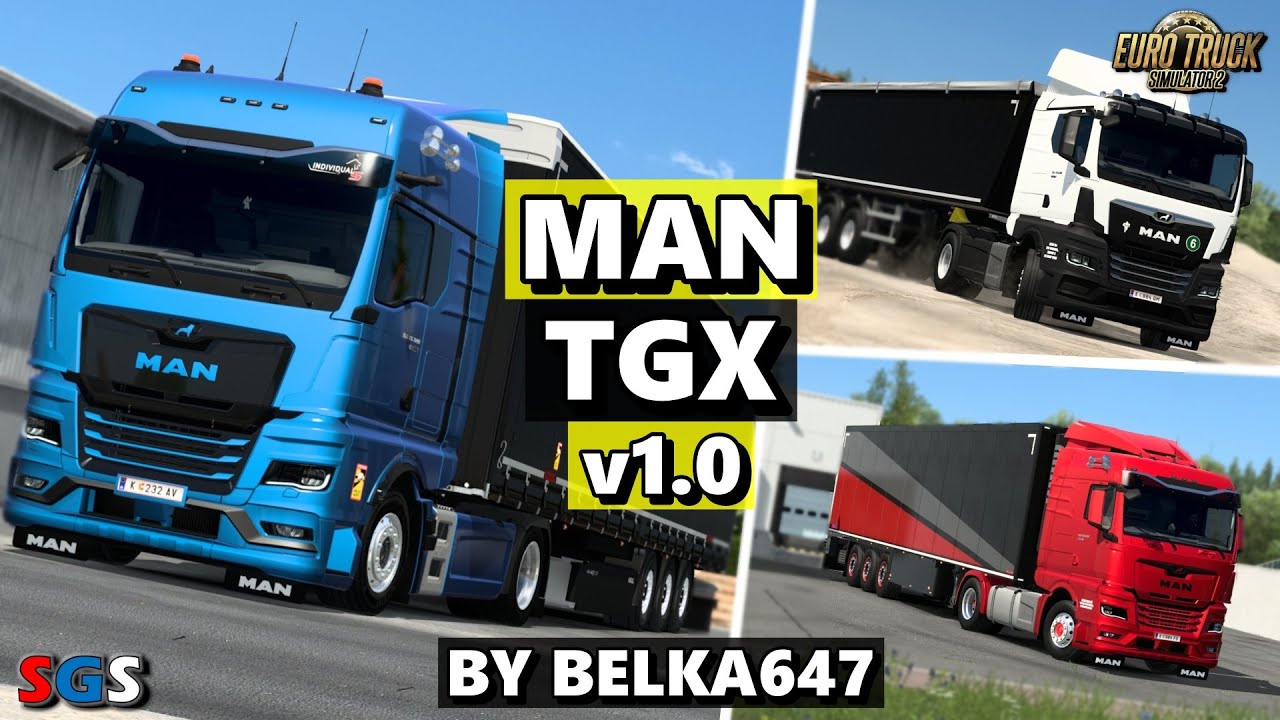MAN TGX 2020 by Belka647 v1.0 - 1.47 - ETS2 mods download