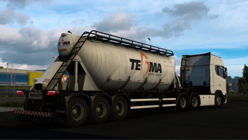 Metalesp Silocar 3 Axle 6×2 35m v1.2.1 [1.47/1.48] - ETS2 mods download