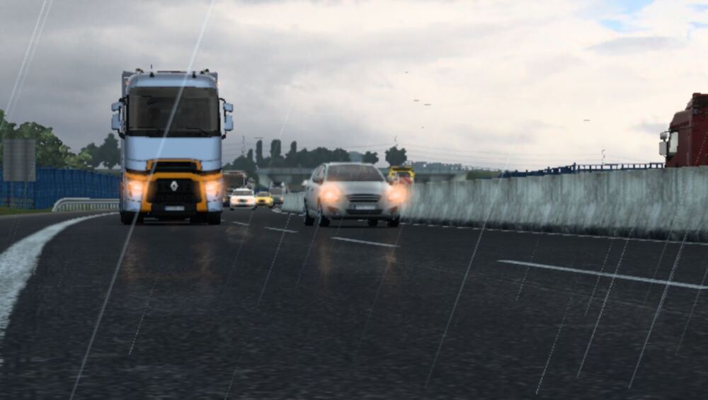 Realistic Headlight Flares by Ross Blade v1.1 (1.48) - ETS2 mods download