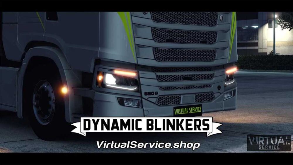 Scania NextGen Dynamic Sequential Turn Signal Mod - ETS2 mods download