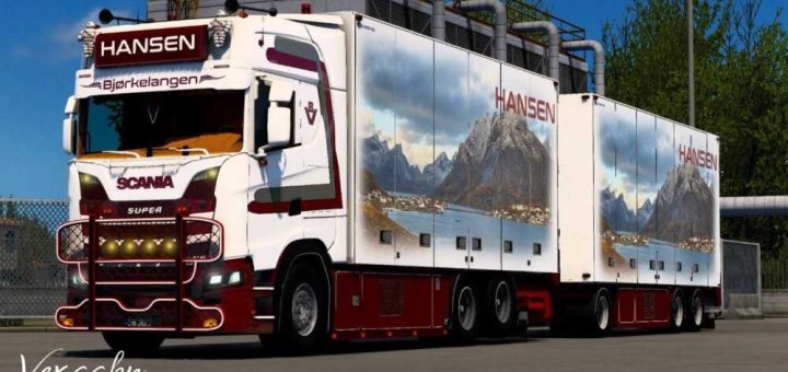 SCANIA CONTAINER COMBO FOR RJL V1.0 - ETS2 mods download