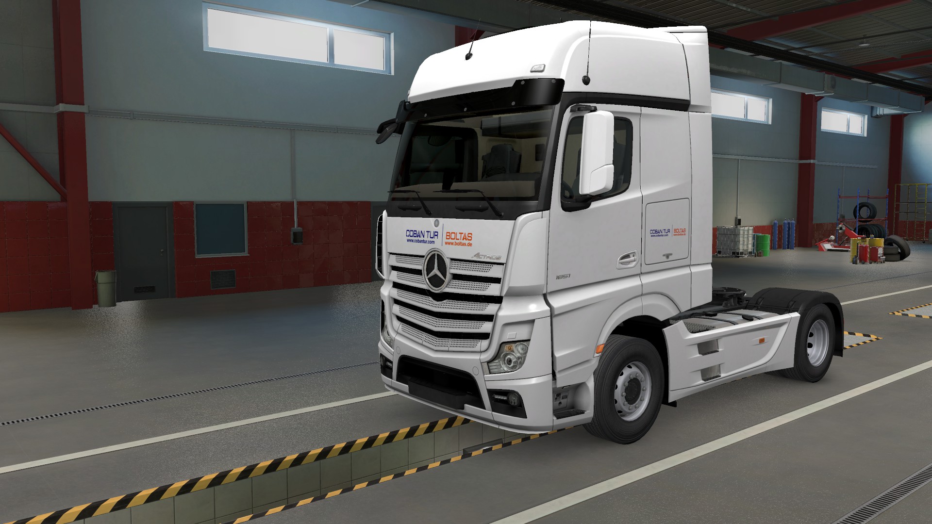 Cobantur BOLTAS Mercedes new Actros skin - ETS2 mods download