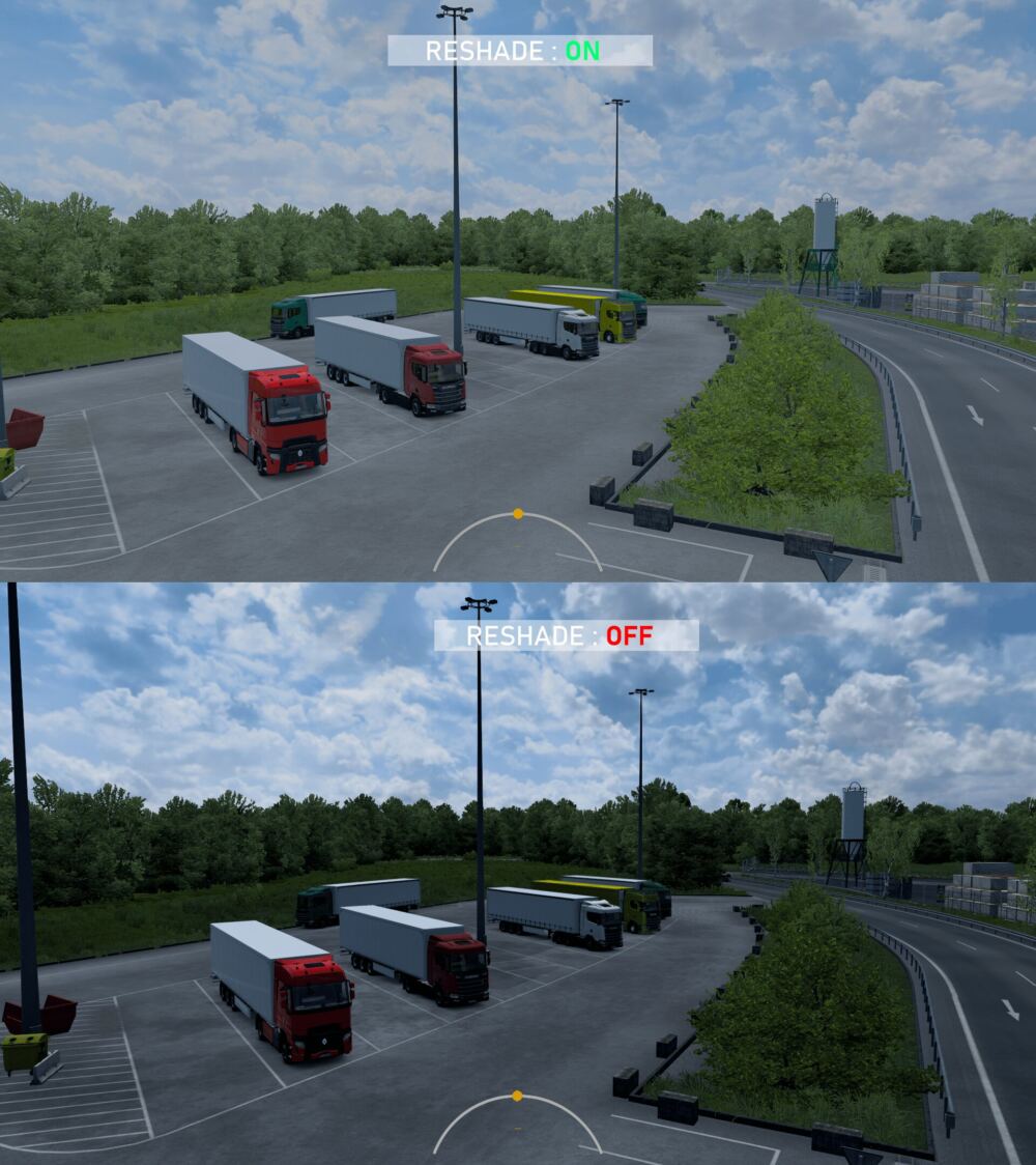 ReShade Graphics Add-on By TAUFPS - ETS2 mods download