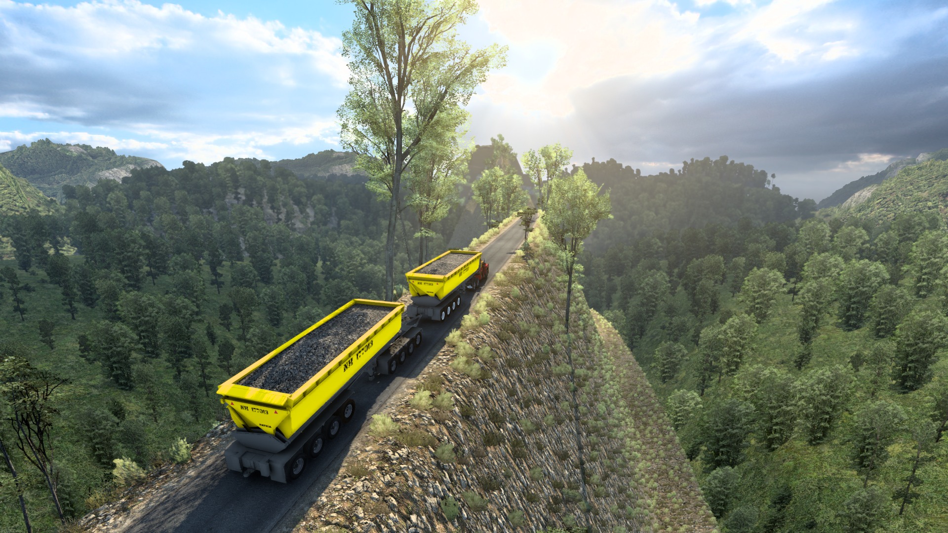Dangerous Roads Map mod ETS2 1.55 - ETS2 mods download